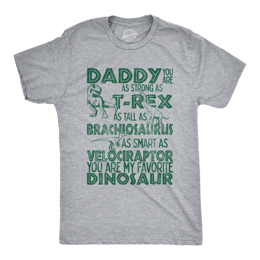 Strong as T-rex, Dad Shirts, Dinosaur Tshirt, Gift for New Papa, TREX ...