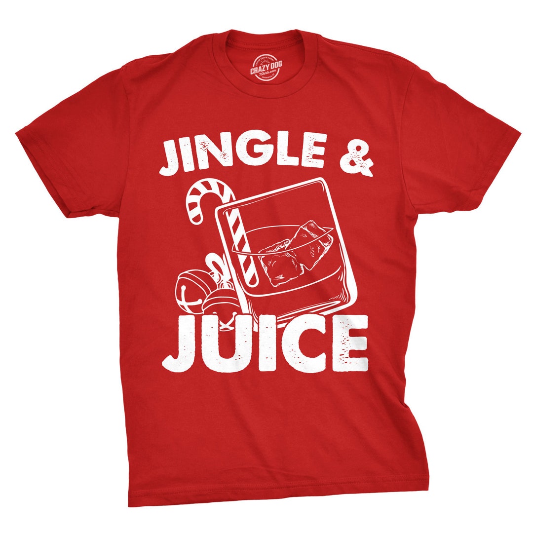 Jingle and Juice Shirt, Festive Party Shirt, Ho Ho Ho Christmas Tree ...