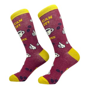 Unisex Coffee Socks , You Can Do It Socks, Coffee Socks, Funny Socks ...