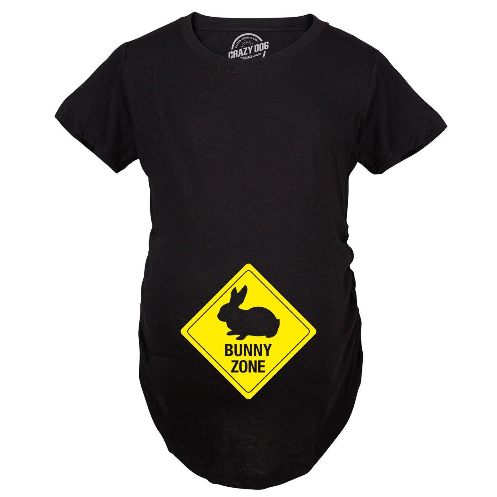 Bunny Zone Sign Maternity Shirt Easter Rabbit Pregnancy T - Etsy