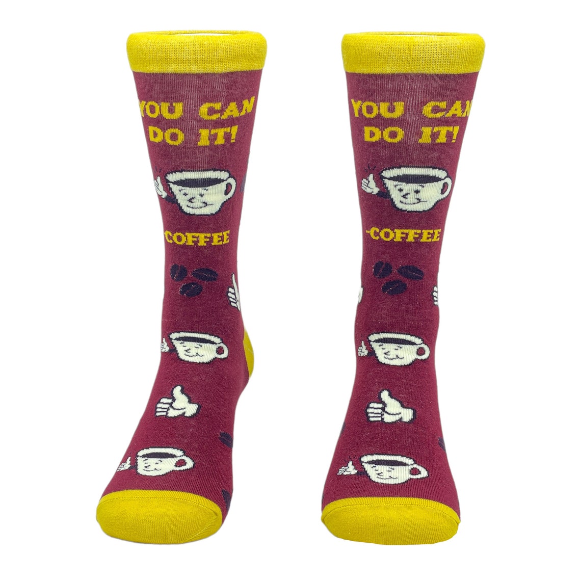 Unisex Coffee Socks You Can Do It Socks Coffee Socks Funny - Etsy