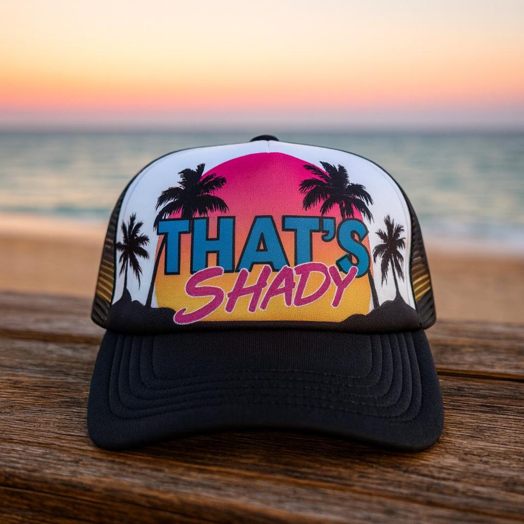 That's Shady Trucker Hat, Old School Style Hats - Etsy