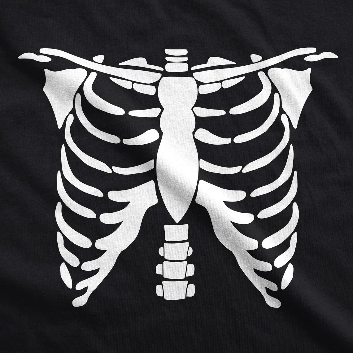 Mens Glowing SKELETON Rib Cage Tshirt Glow in the Dark Shirt - Etsy