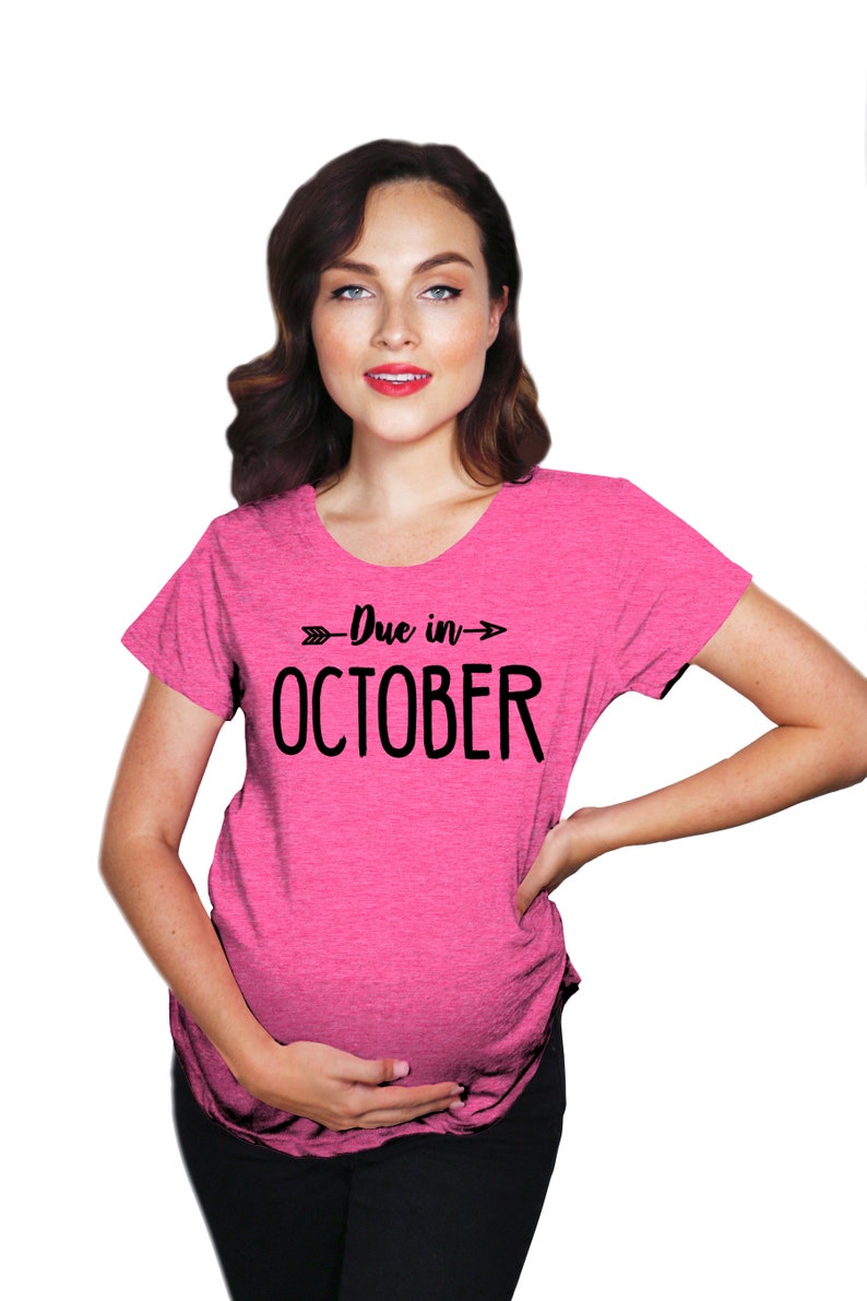 October Baby Shirt Due In October Shirt Born In October | Etsy