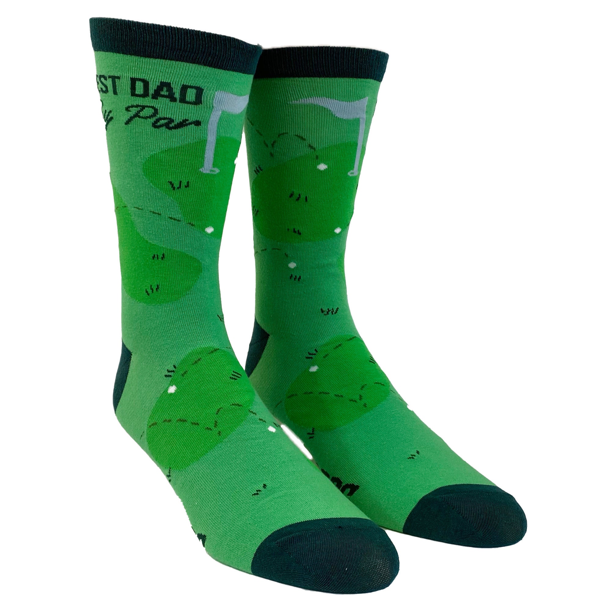 Best Dad By Par Mens Socks Funny Dad Socks Golf Socks | Etsy