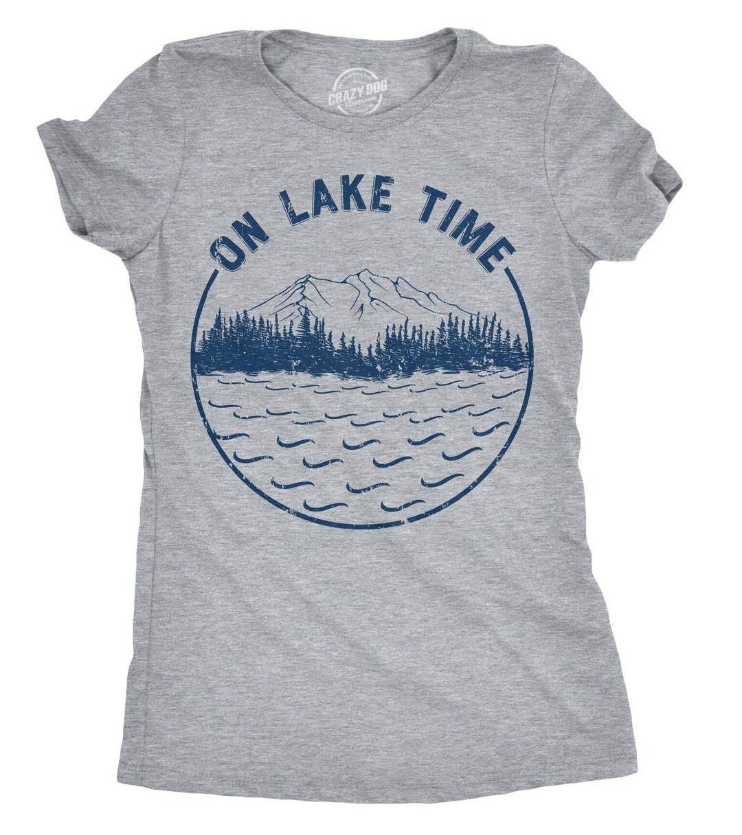 Lake Shirt, Camping Gear, Camping Gift, Womens Camping T Shirt, Happy ...