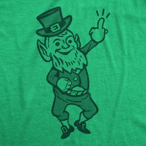 Leprechaun Middle Finger, Flipping the Bird, Leprechaun Shirt, St ...
