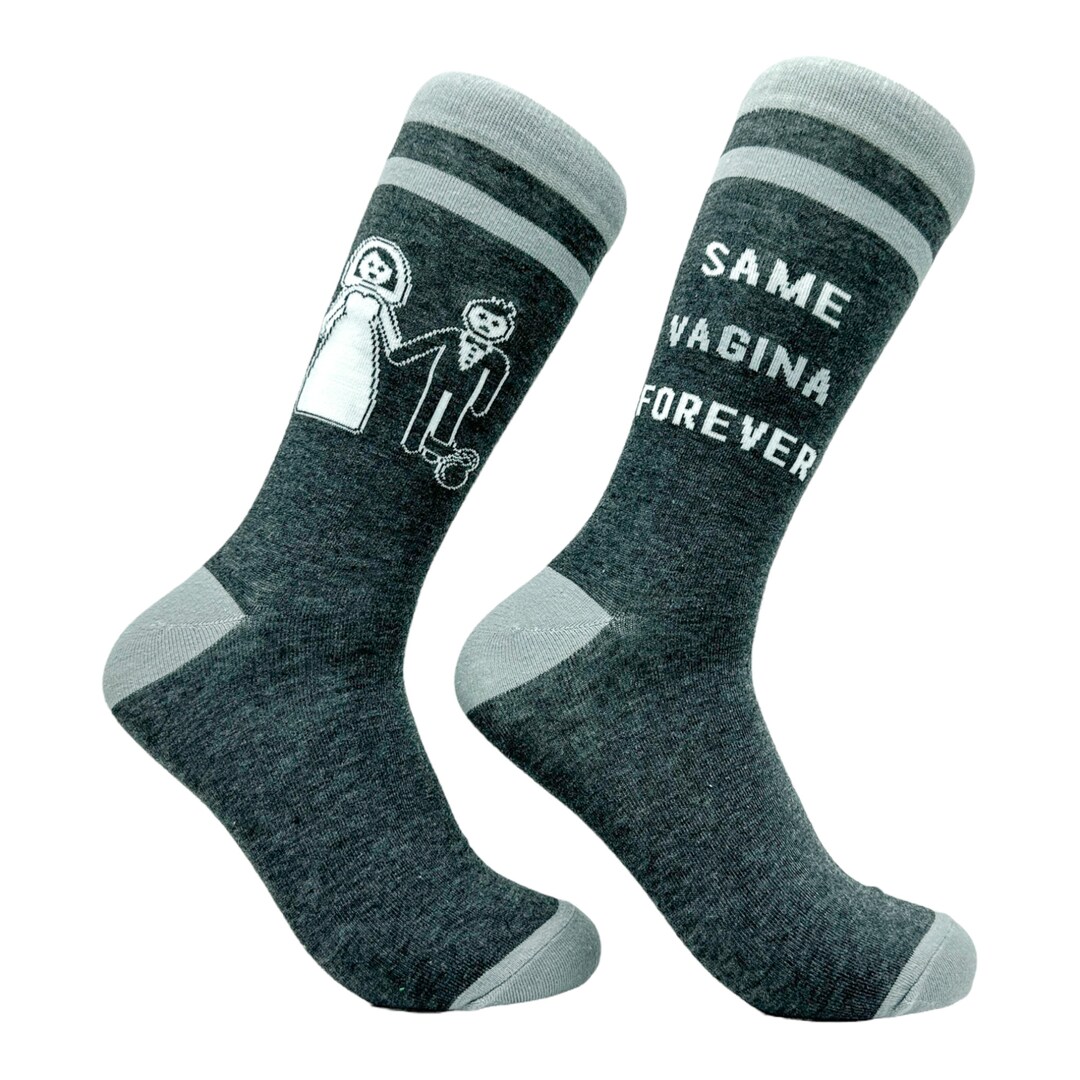 Same Vagina Forever, Groom Socks, Rude Socks, Funny Gifts for Bridal ...