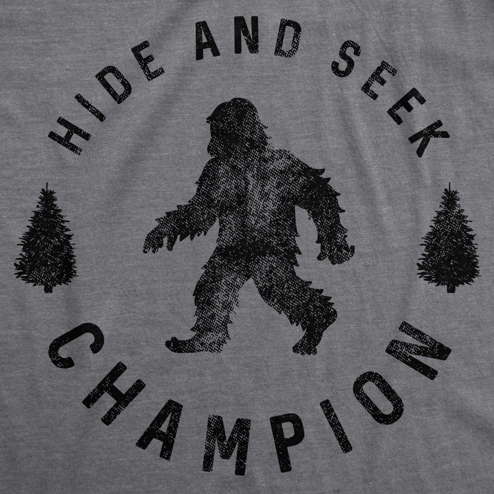 Yeti Mens Shirts Big Foot Shirts Hide and Seek Champion - Etsy