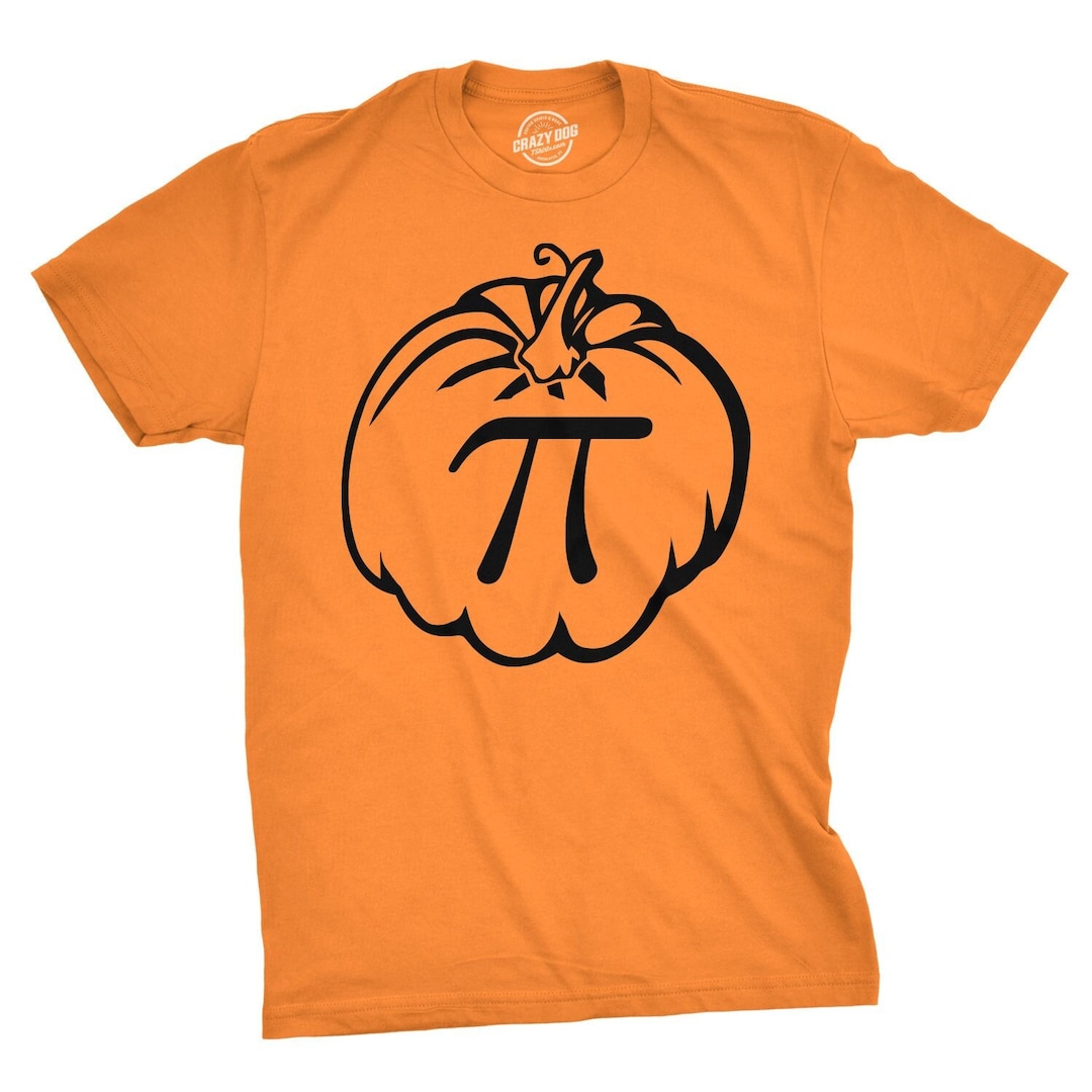 Pumpkin Pi T-shirt, Funny Halloween Math Tee - Etsy