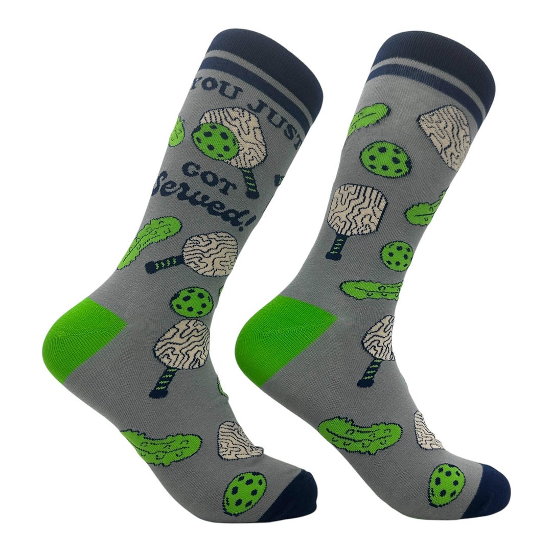 You Just Got Served, Pickleball Legend Socks, Pickleball Socks, Dink ...