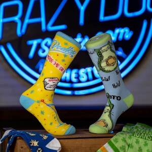 Nugs Not Drugs Socks, Mens Food Socks, Fun Foodie Socks, Funky Socks ...