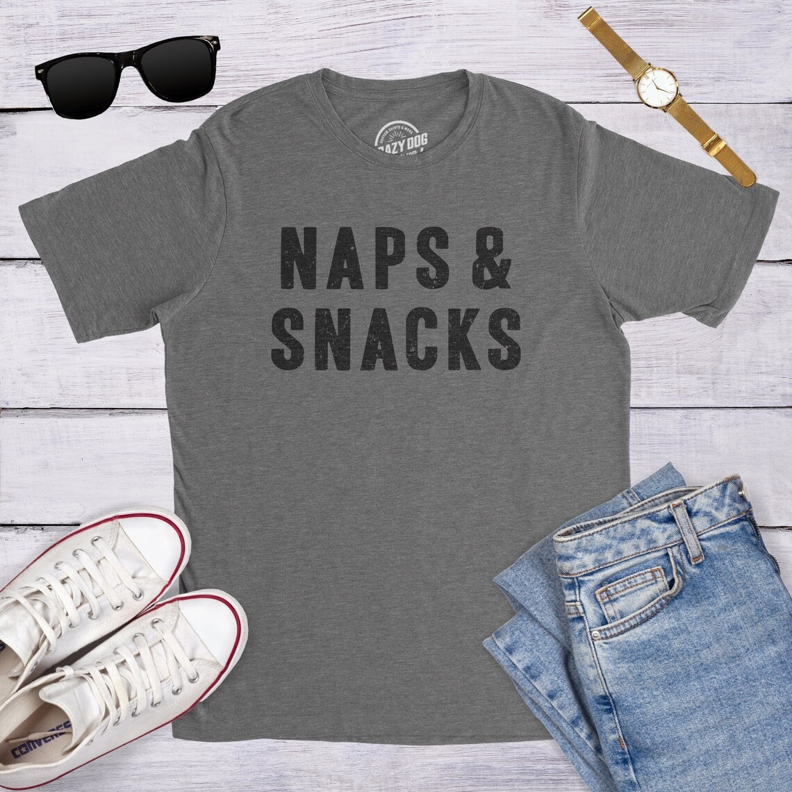 Tired Dad Shirt Naps and Snacks Funny Mens Shirt Funny - Etsy