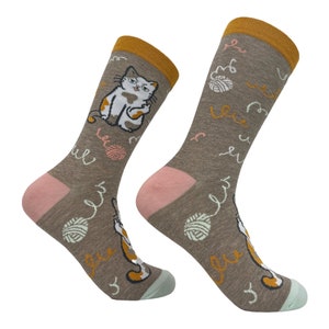 Cat Flipping the Bird Socks, Womens Cat Socks, Cute Womens Socks, Rude ...