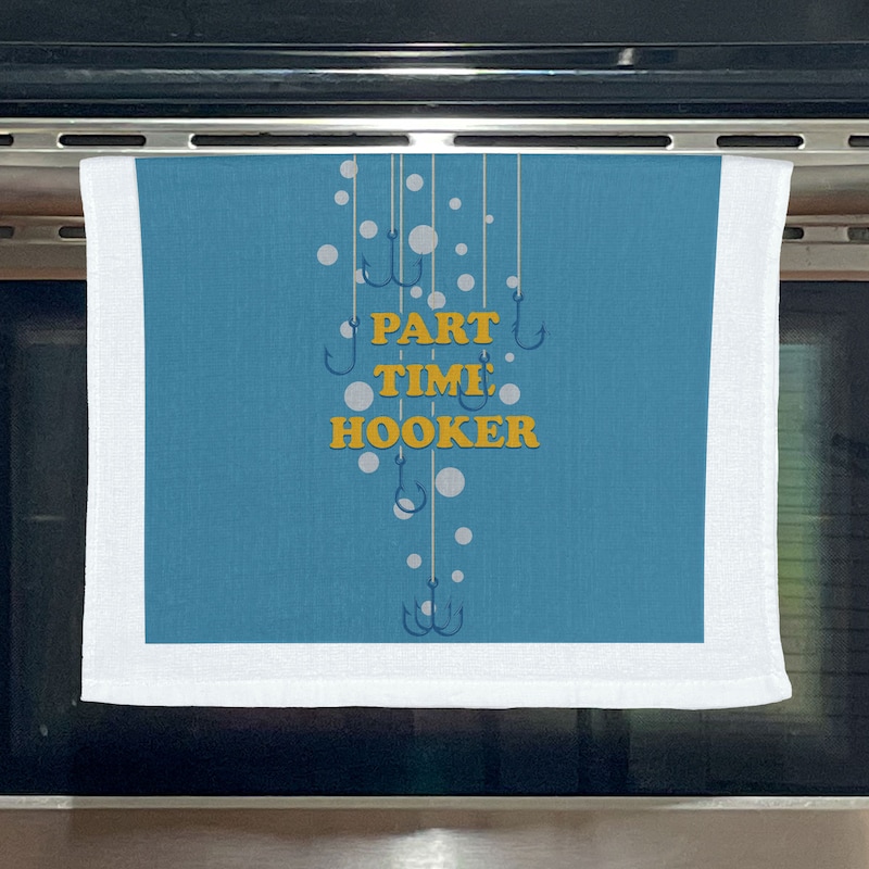 Funny Fishing Tea Towel - Etsy