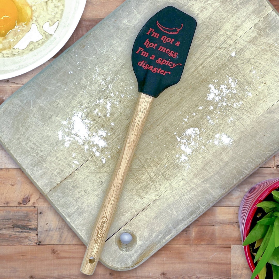 Funny Silicone Spatula, Spicy Disaster Design, Baker Gift - Etsy