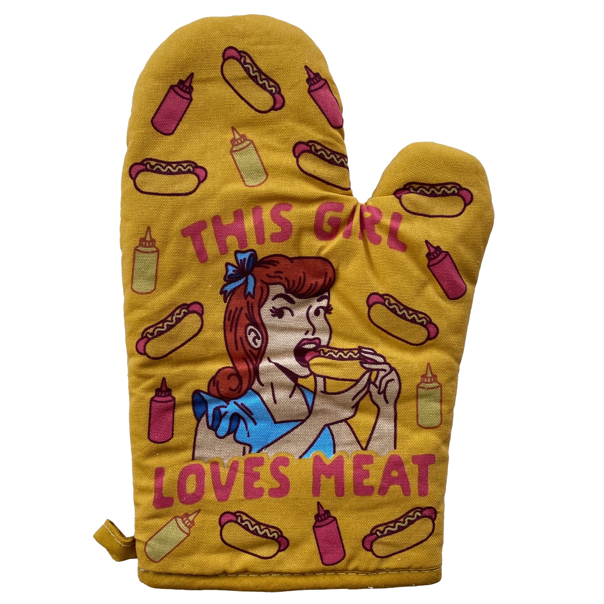 This Girl Loves Meat Innuendo Aprons Inappropriate Aprons - Etsy UK