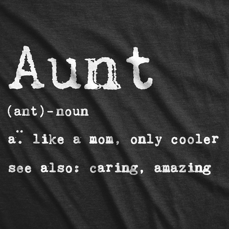 Funny Aunt Definition T-shirt: Like a Mom Only Cooler - Etsy