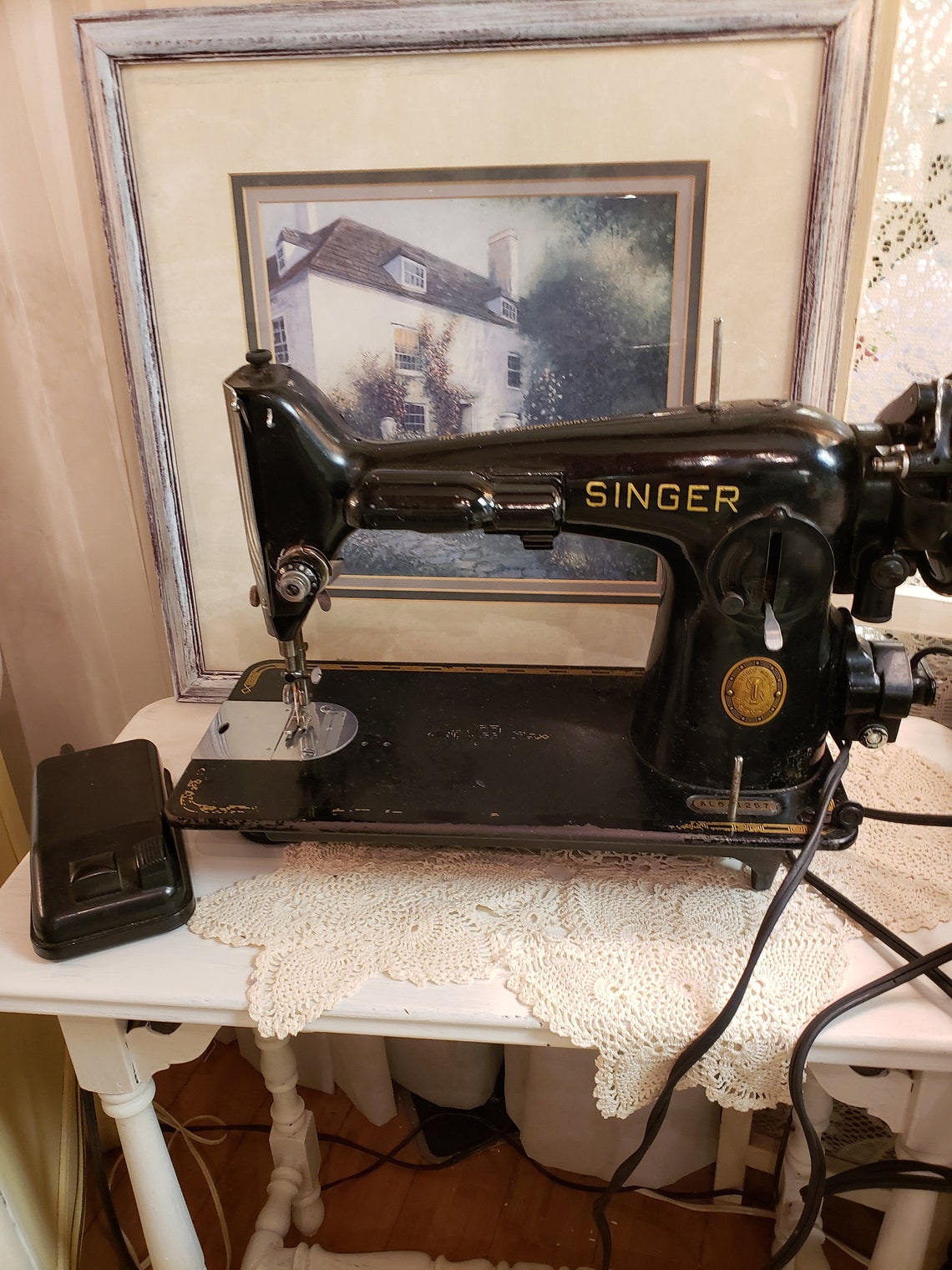 Vintage Singer Sewing Machine 201 C1950 Rare Collectible | Etsy