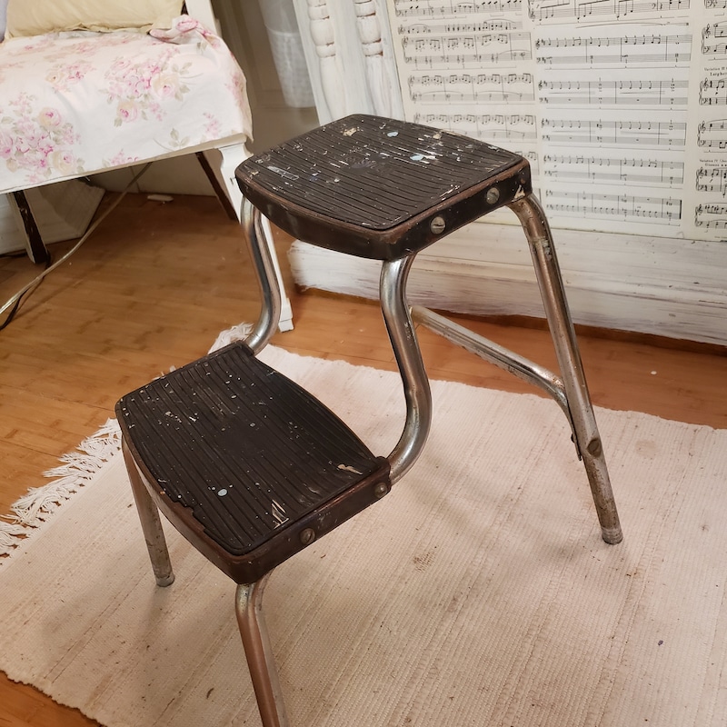 Vintage Step Stool - Etsy