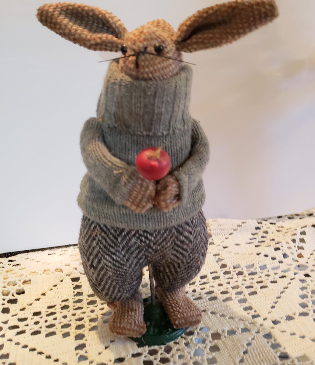 Bunny Folk Art Marilynn Fowler Fabric Folk Art FREE Shipping - Etsy