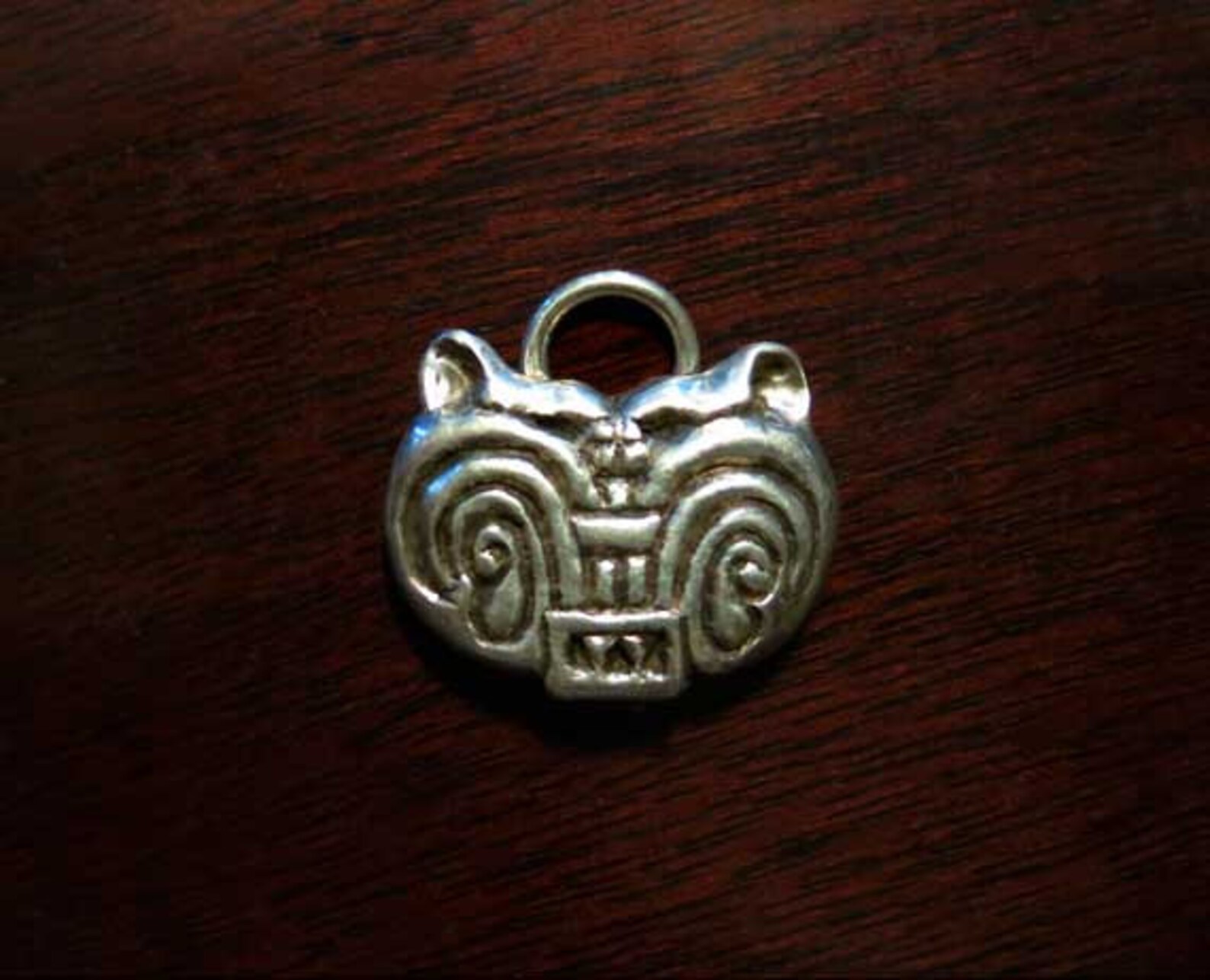 Sterling Silver Totemic Cat Amulet - Etsy