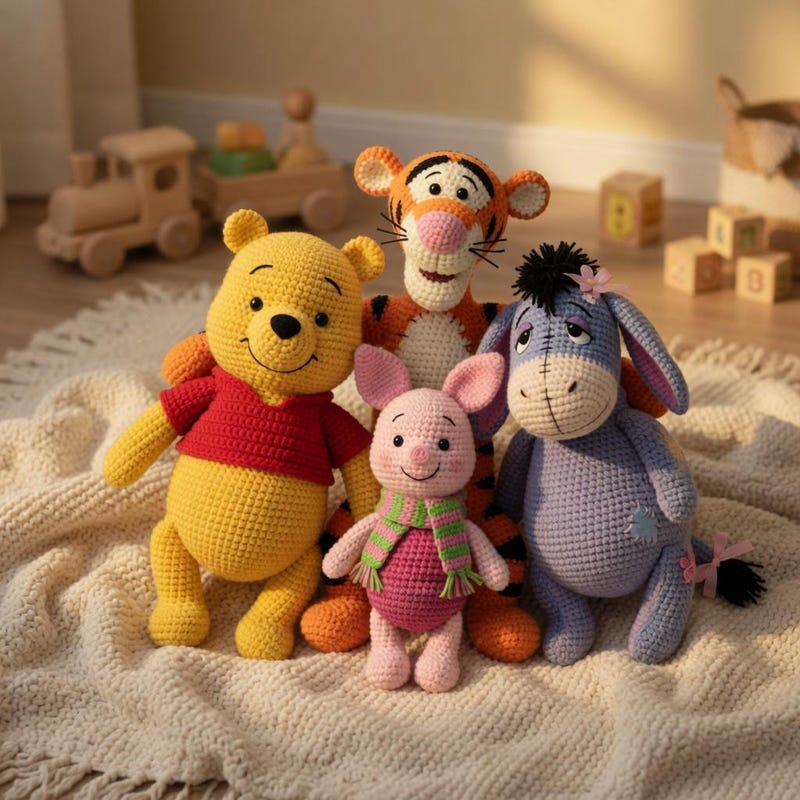 Winnie the Pooh Crochet - Etsy