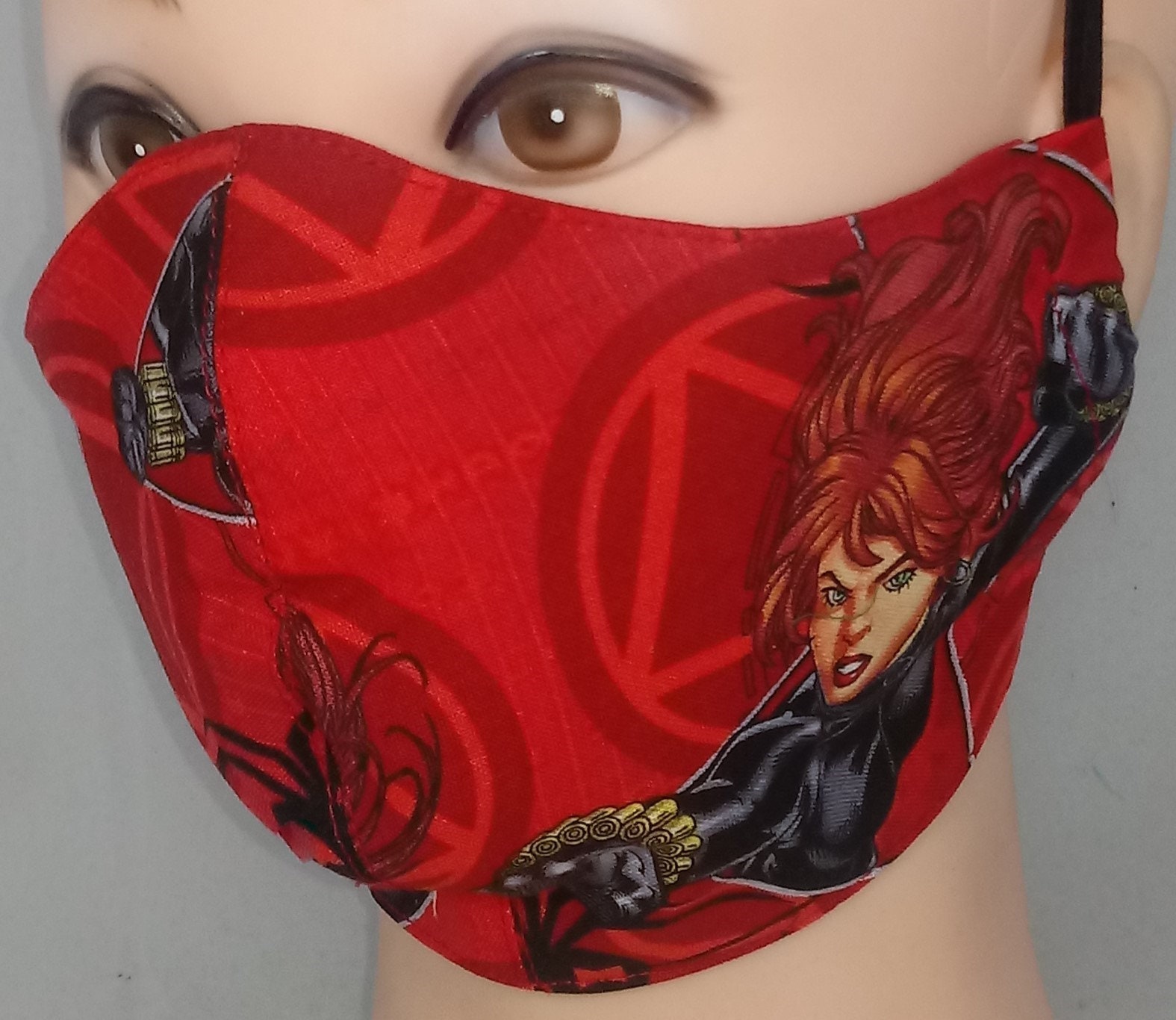 Super Spy 100%cotton 2 Layer Face Mask With Filter Pocket - Etsy Ireland