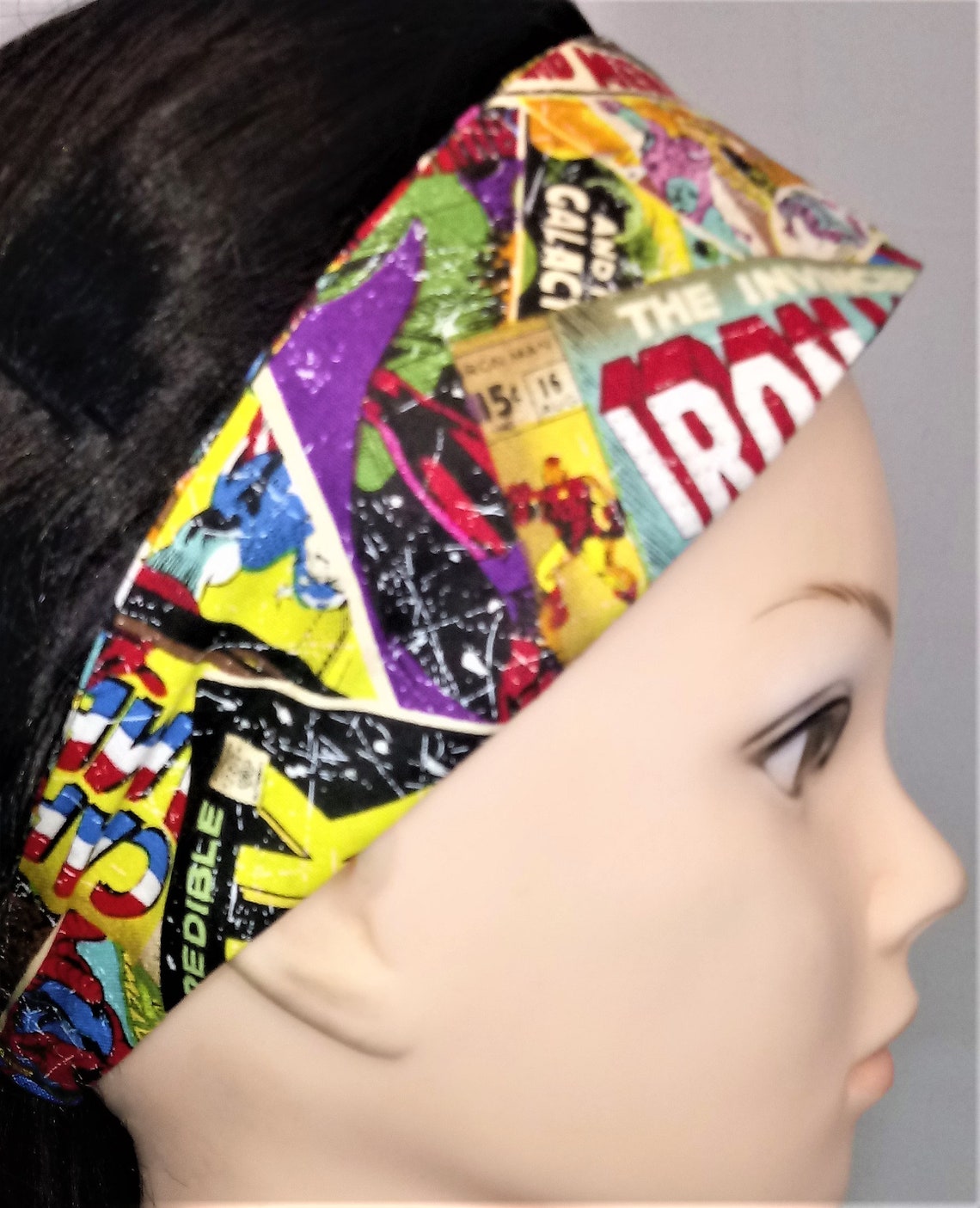 Comic Book Headband-nonslip Headband-handmade Women's - Etsy