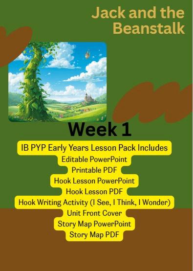 Jack and the Beanstalk | Week 1| Story Map | IB Kindergarten Literacy ...