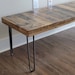 Reclaimed Distressed Custom Industrial Bench, Sofa Table. Hallway Table ...