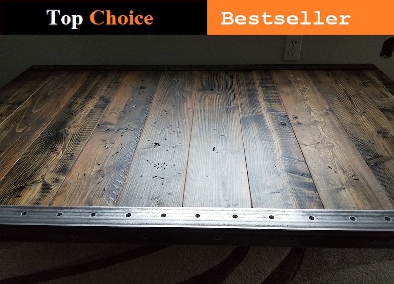 Reclaimed Distressed Industrial Dining Table Pub Height Counter Height ...