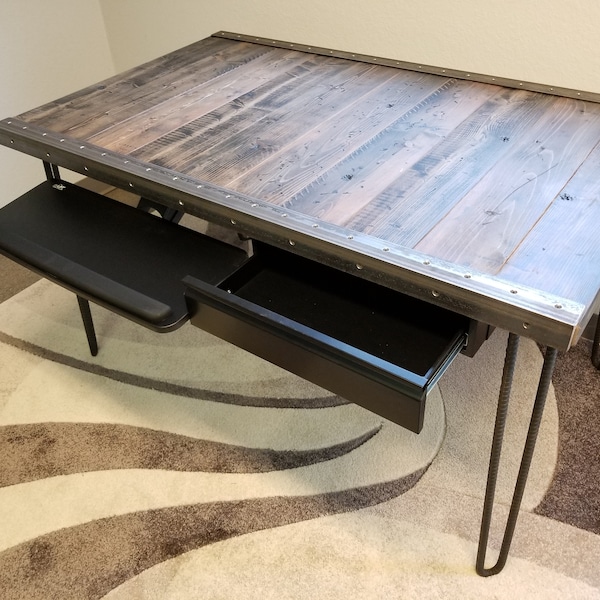 Barnwood Desk - Etsy