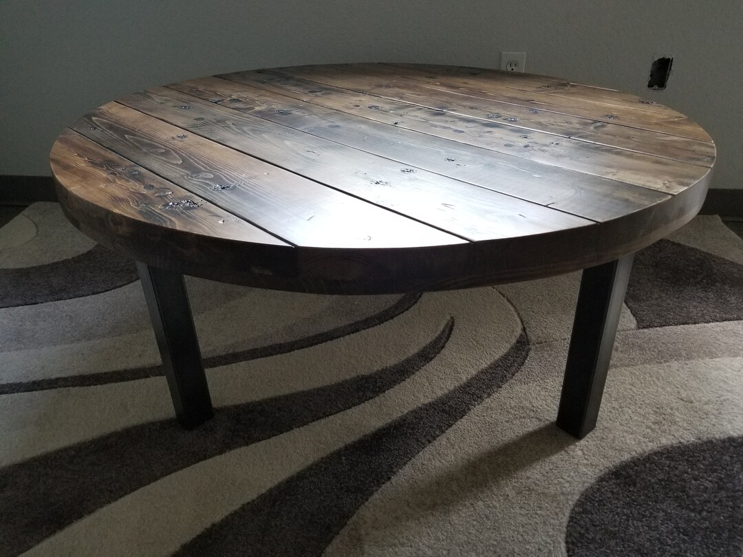Custom Oval Reclaimed Distressed Dining Table. Choose Legs. Choose Size ...