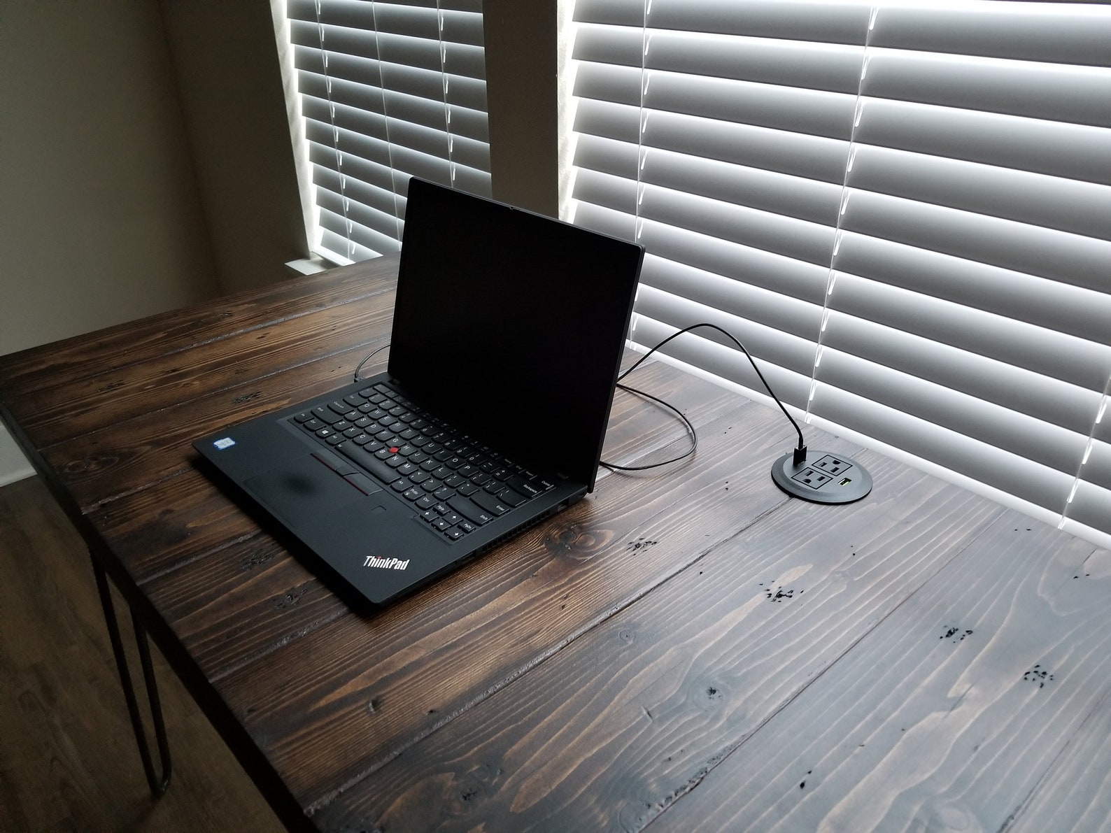 Thick Solid Wood Espresso Reclaimed Distressed Dining Table - Etsy