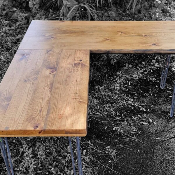 L Shaped Standing Desk - Etsy