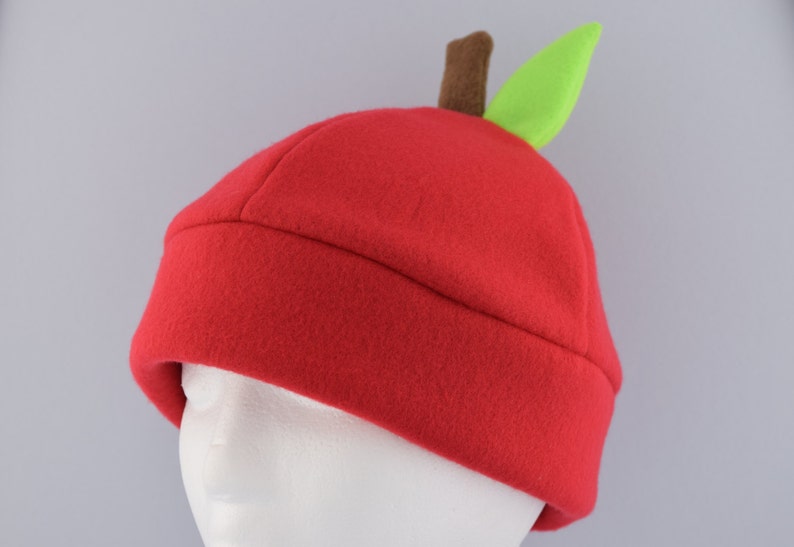 Fleece Apple Hat | Etsy