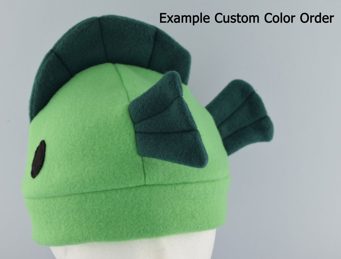 Fleece Fish Hat | Etsy