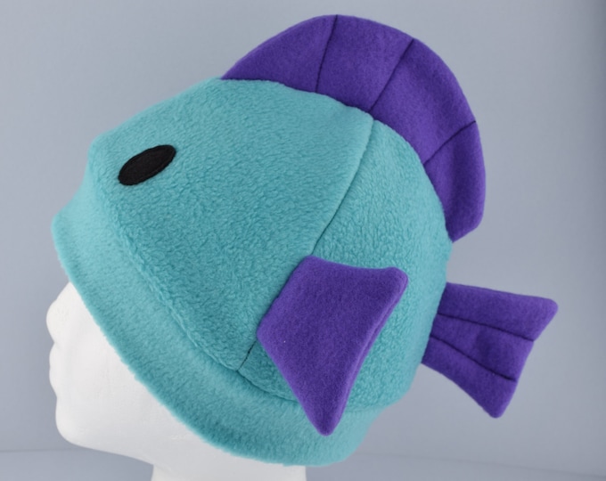 Fleece Fish Hat - Etsy