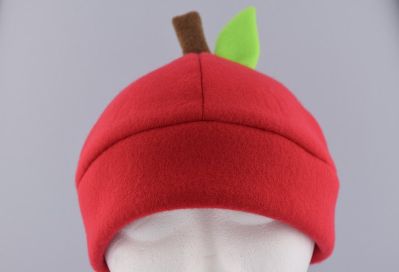 Fleece Apple Hat | Etsy