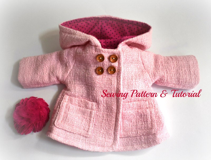 PATTERN Coat 12 and 18 Doll DIY Doll Clothes | Etsy