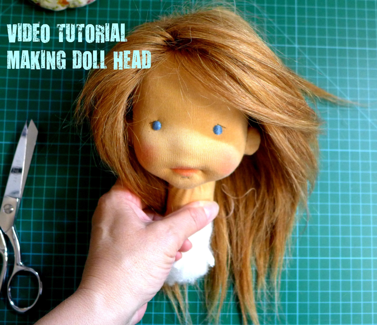 VIDEO TUTORIAL Pattern Making Doll Complete Head Body | Etsy