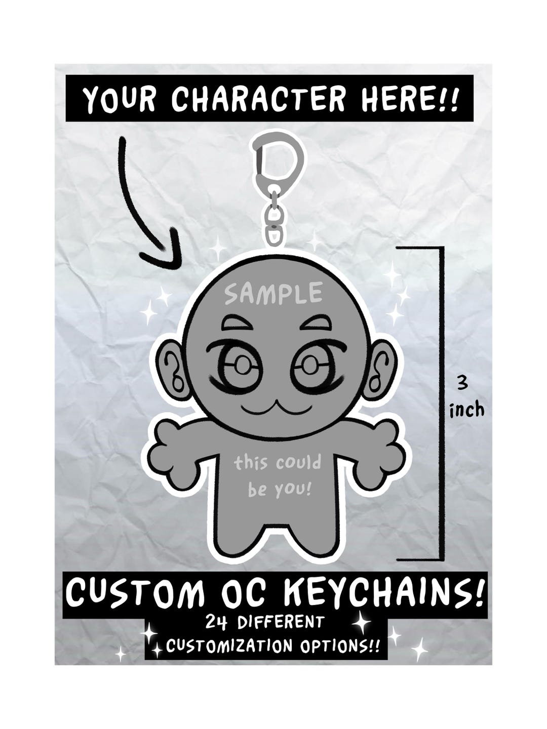 Customizable OC Keychains! | Keychains for Original and Existing ...