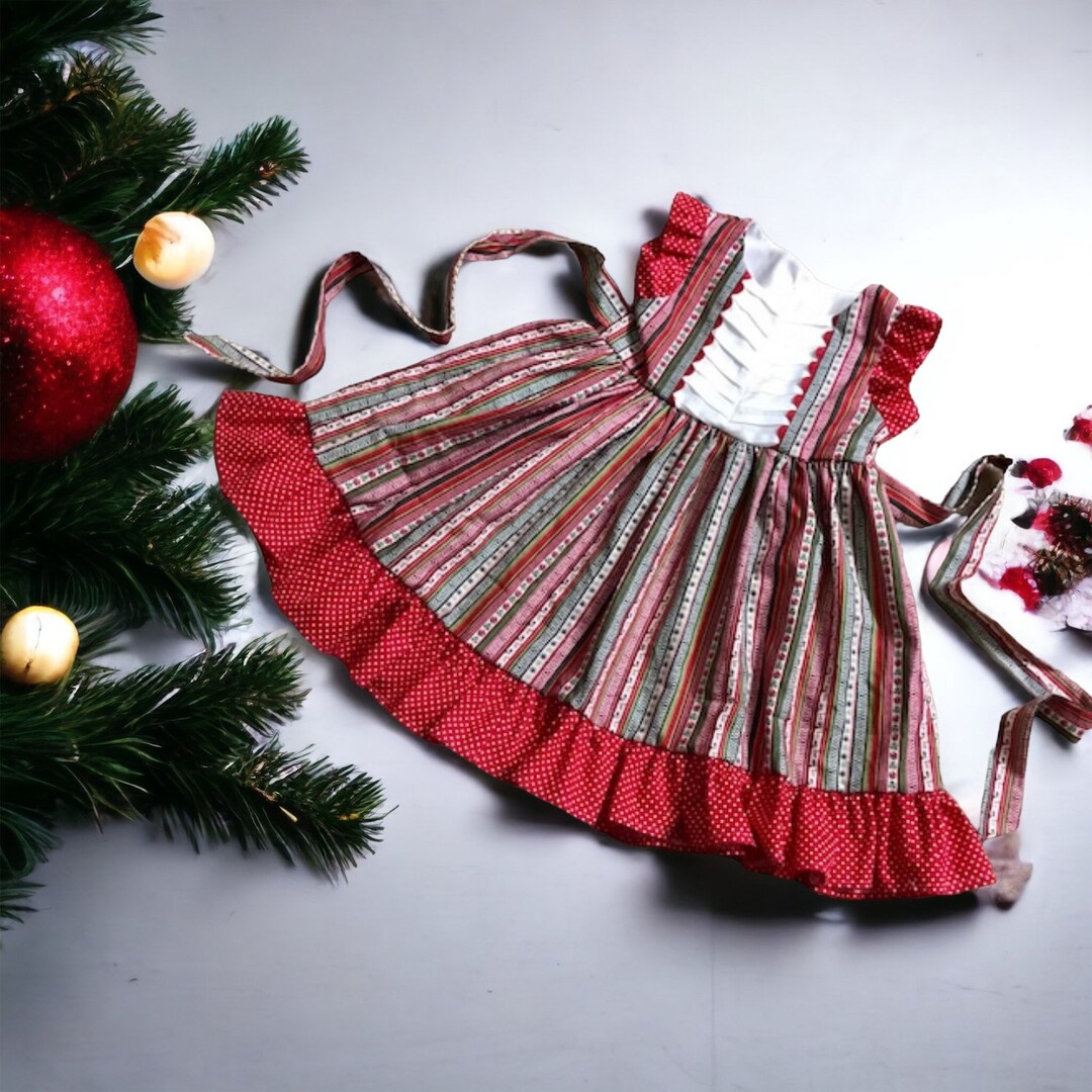 Peppermint Patti Pintuck Dress - Etsy