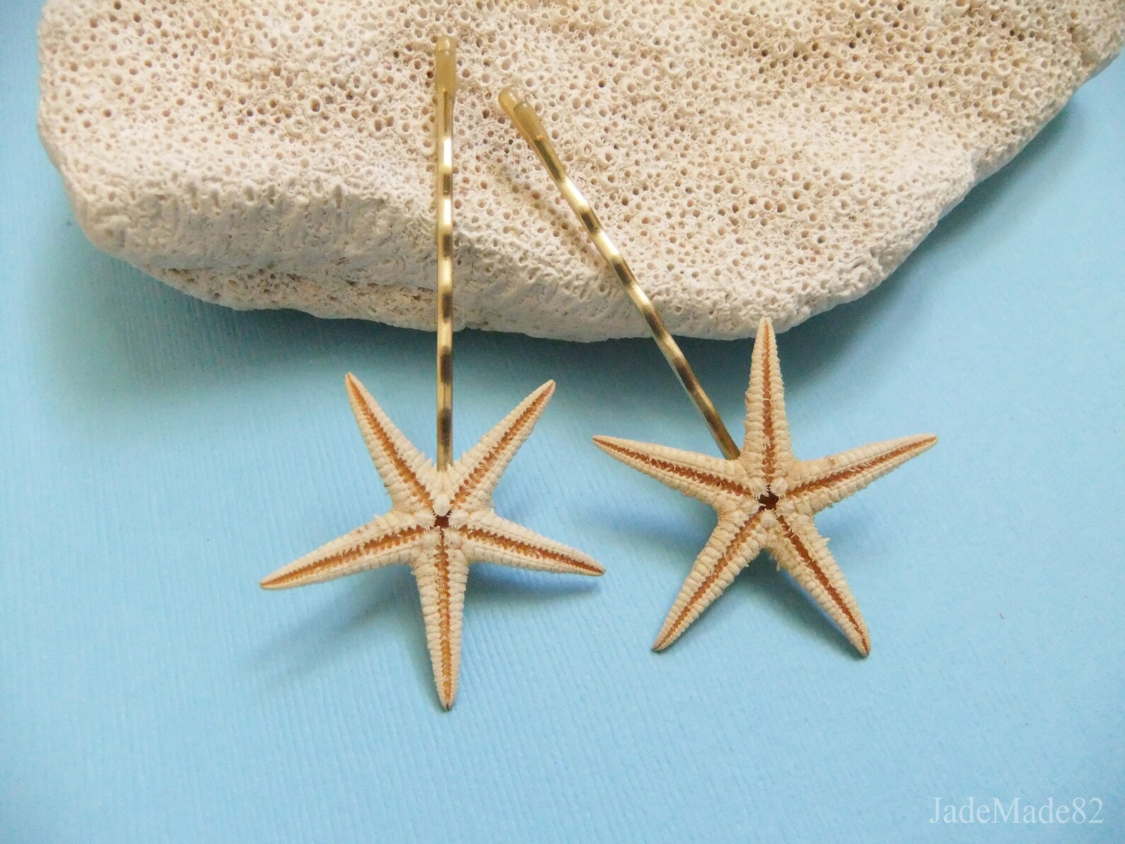 Summer Starfish Hair Pins Accessories Nautical Beach Wedding | Etsy