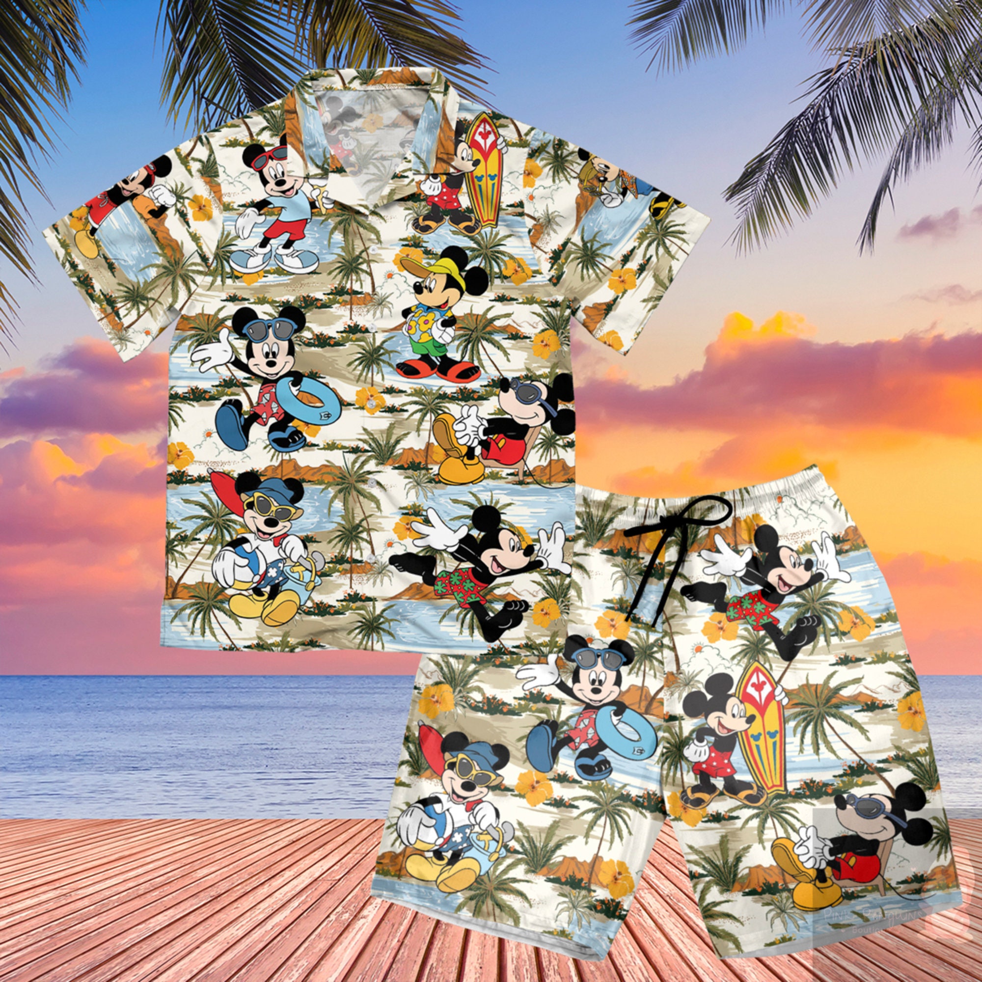 Mickey Hawaii Shirt, Mickey Aloha Shirt, Disney Hawaiian Shirt, Summer ...