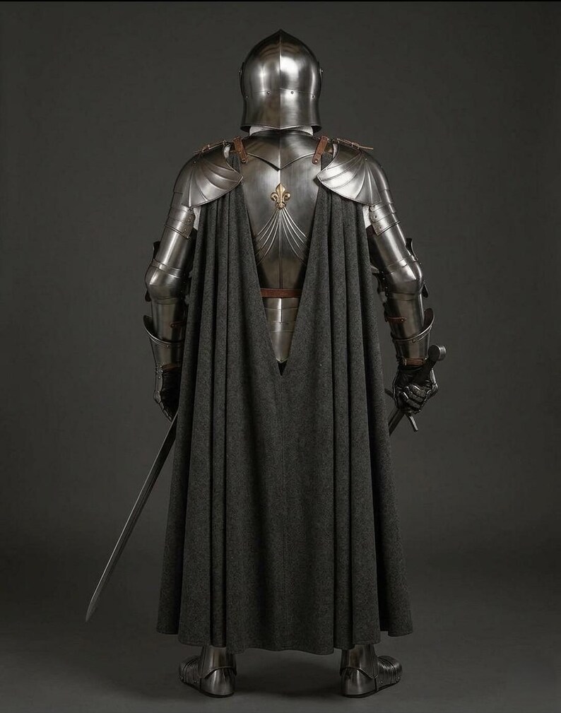 Wearable Steel German Gothic Knight Full Armor Suit, LARP Cosplay ...