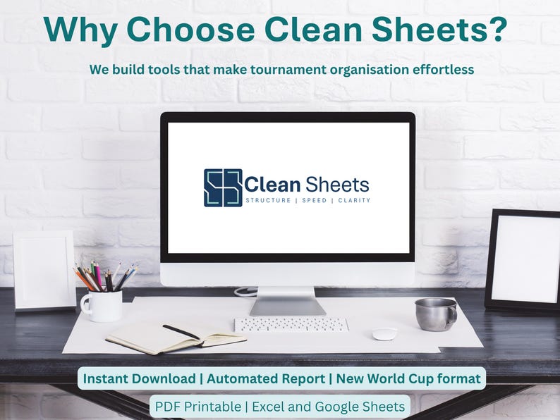 Automated 2026 World Cup Office Sweepstakes | Excel & Google Sheets ...