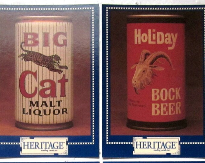 Set of 100 BEER CAN Trading Cards - From 1993 Complete Boxed and ...