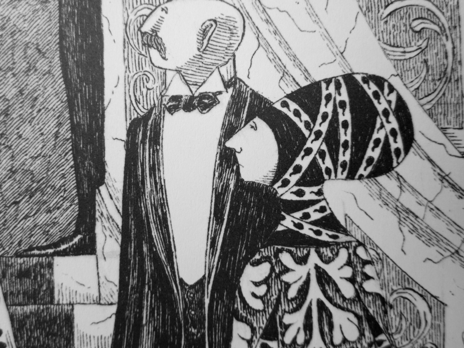 VINTAGE Large Edward GOREY Print / Poster 1970s the Blue Aspic - Etsy